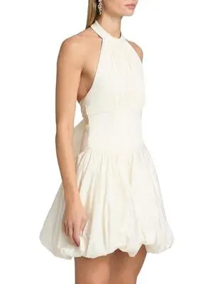 Cinq À Sept Macia Bubble-hem Minidress - Ivory