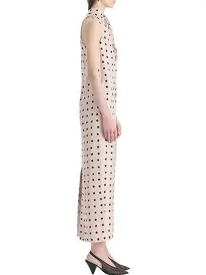 Altuzarra Jackie Embellished Silk Dress - Blush