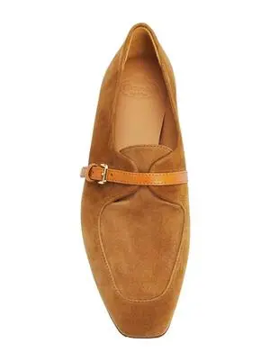 CHURCH & APOS;S Sienna Buckle Strap Suede Loafers