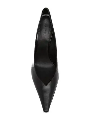 Bottega Veneta Scaletta 90mm Leather Wedge Pumps - Black