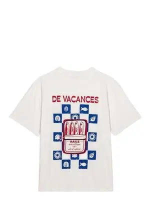 Rails Souvenir Crewneck Tee - Sardines