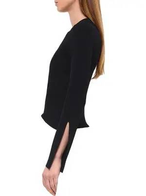 Simkhai Kenlie Long-sleeve Bubble Midi Dress - Midnight