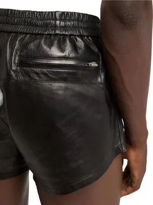 TOM FORD Apos;s Nappa Leather Mini Pull-on Shorts - Black