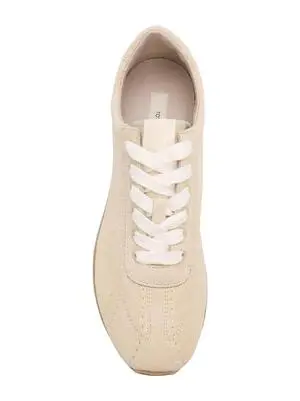 TOTEME Flex Suede Low-top Sneakers Stone