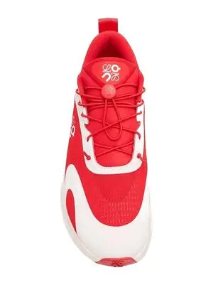 Loewe X On & Apos;s Cloudsolo Mesh Runner Sneakers - Red/eggshe