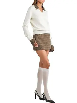 SEROYA Maia Knit Sweater - Eggshell