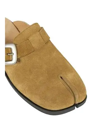 MAISON MARGIELA Apos;s Tabi Anatomic Split-toe Suede Mules - Breen