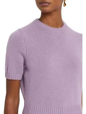 TOCCIN Elsie Short-sleeve Sweater - Dusli