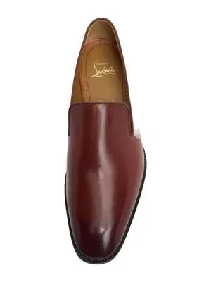 CHRISTIAN LOUBOUTIN Apos;s Danny Flex Leather Loafers - Cuoio