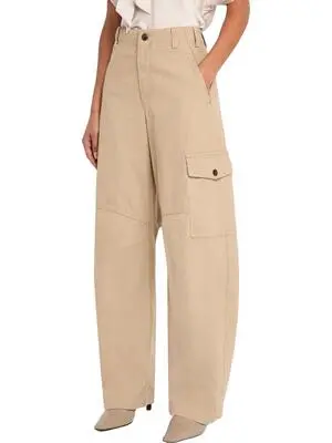 BRUNELLO CUCINELLI Washed Cotton Cargo Pants