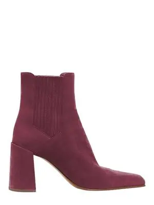 Gabriela Hearst Luke 90mm Suede Ankle Boots - Plum