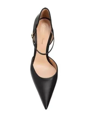 GIANVITO ROSSI 95mm Sofia Leather D & Apos;orsay Pumps - Nero