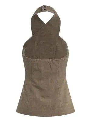 FAVORITE DAUGHTER The Crossover Vest - Java Plaid