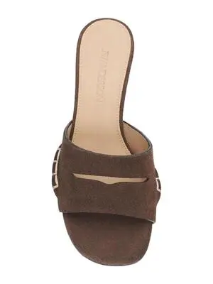 JW ANDERSON 75mm Suede Cylindrical-heel Sandals