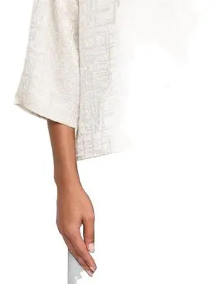 Eileen Fisher Bateau-neck Boxy Silk Top - Plstr