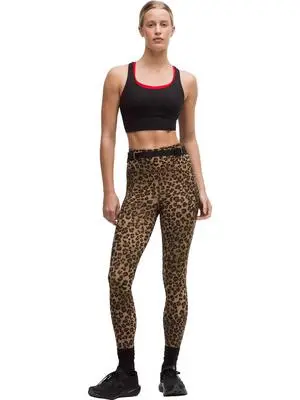 Lululemon Fast And Free High-rise Tight 25 - True Leopard Multi