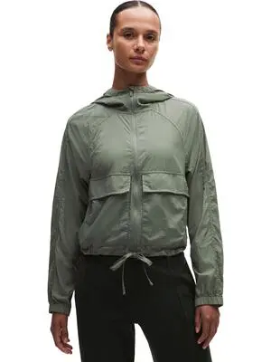 Lululemon Hood-lite Relaxed-fit Jacket Willow Leaf