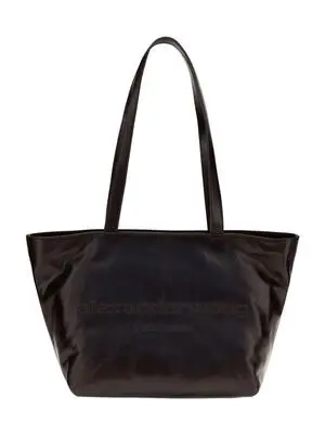 ALEXANDER WANG Punch Shoulder Bag In Bovine Leather With Double Handle