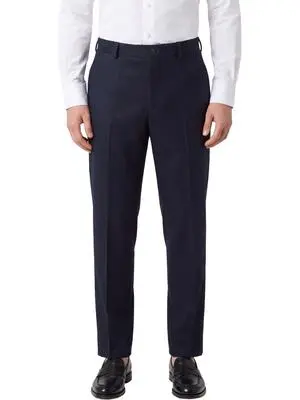 Eleventy Slim-fit Wool And Cashmere Chino Trousers Blue