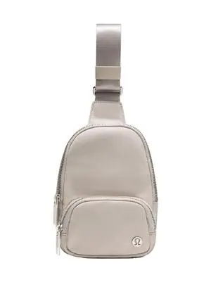 Lululemon Everywhere Sling Bag Small 2l - Downtown Tan/silver
