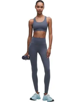 Lululemon Wunder Train High-rise Tight With Pockets 28" Dusty Diamond