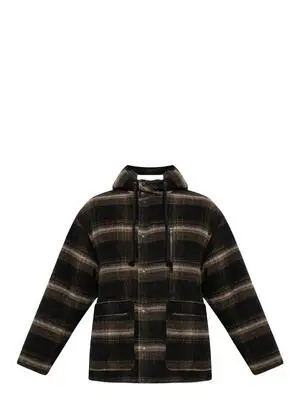 MARANT Kiril Hooded Checked Jacket - Multi