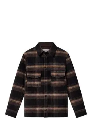 MARANT Kervon Check Wool-blend Overshirt - Multi