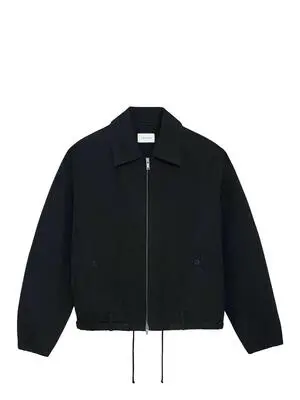 CRAIG GREEN Drawstring-hem Zip-up Utility Jacket - Black