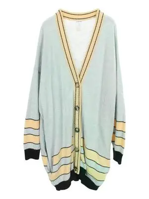 LOEWE 2010s Embroidered Cardigen-coat
