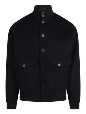 PALTO' Gaspare Wool Jacket By - Blue