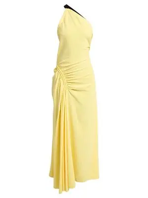 Proenza Schouler Sirena Ruched One-shoulder Dress - Yellow