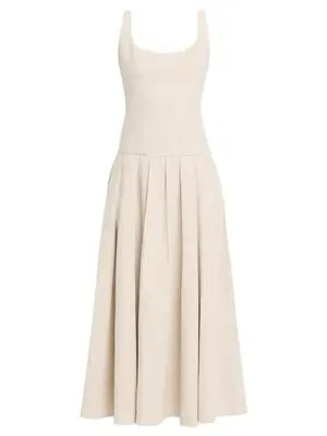 Anna Quan Marcelle Drop-waist Maxi Dress - Cloud