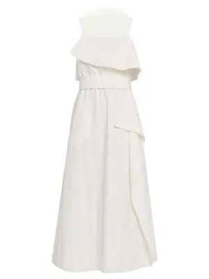 Proenza Schouler White Label Reign Washed Cotton Midi Dress - Alabaster