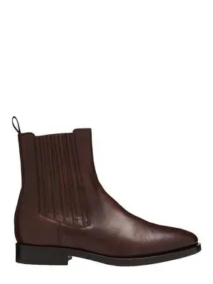 Brunello Cucinelli Leather Chelsea Boots - Brown