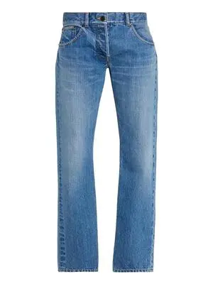 THE ROW Fima Low-rise Straight-leg Ankle Jeans