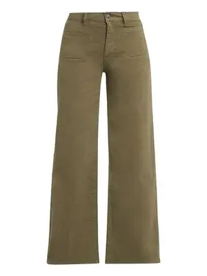 FRAME Le Slim Palazzo Pants Grasshopper