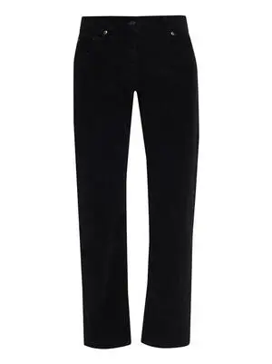 THE ROW Fima Corduroy Slim-leg Ankle Pants