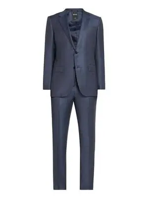 Zegna Ticweave Wool Single-breasted Sport Coat - Blue