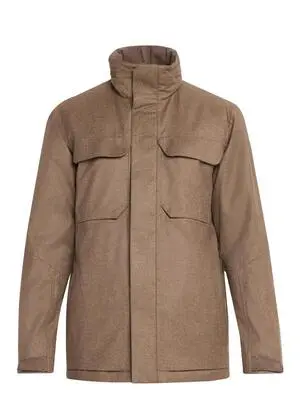 SEASE Wool-cashmere Field Jacket