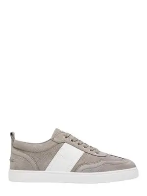 CHRISTIAN LOUBOUTIN Retero Nubuck Leather Low-top Sneakers Phantom Gr