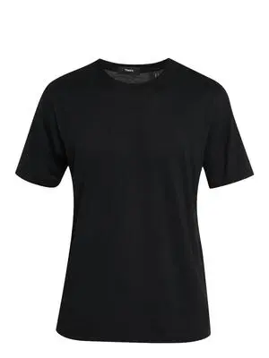 Theory Crewneck Precise Tee - Black