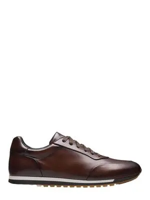 Magnanni Ibiza Ii Leather Low-top Sneakers - Black