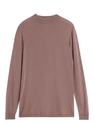 Rick Owens Merino Wool Crewneck Sweater - Grape