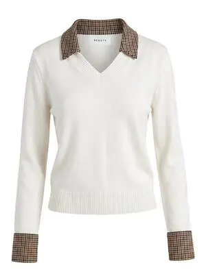 SEROYA Maia Knit Sweater - Eggshell