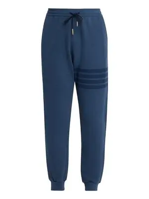 Thom Browne 4-bar Cotton Sweatpants Navy