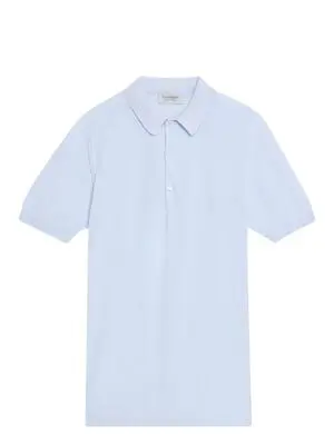 John Smedley Roth Cotton Polo Shirt - Dew
