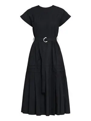 3.1 Phillip Lim Striped Handkerchief Midi Shirtdress - Sky Blue Multi