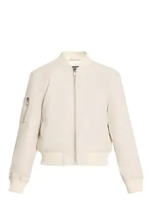 SPRWMN Leather Classic Bomber Jacket