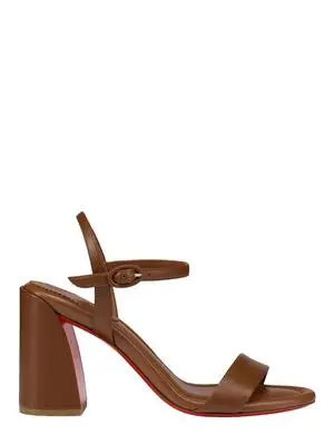 CHRISTIAN LOUBOUTIN 85mm Miss Jane Leather Sandals