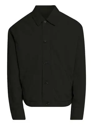 Massimo Alba Water-repellent Nylon Shirt Jacket - Hunter